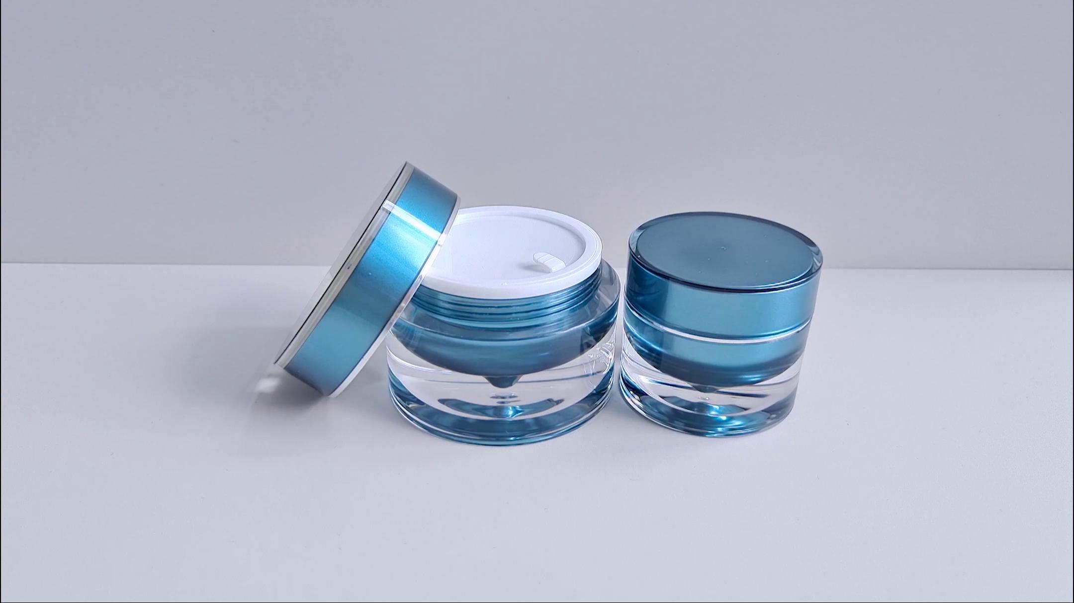 Luxury Unique Shape Acrylic Facial Cream Jar AJ32 - SHAOXING DOPACK CO ...